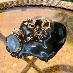 Large West Texas Black Agate Specimen - Etsy