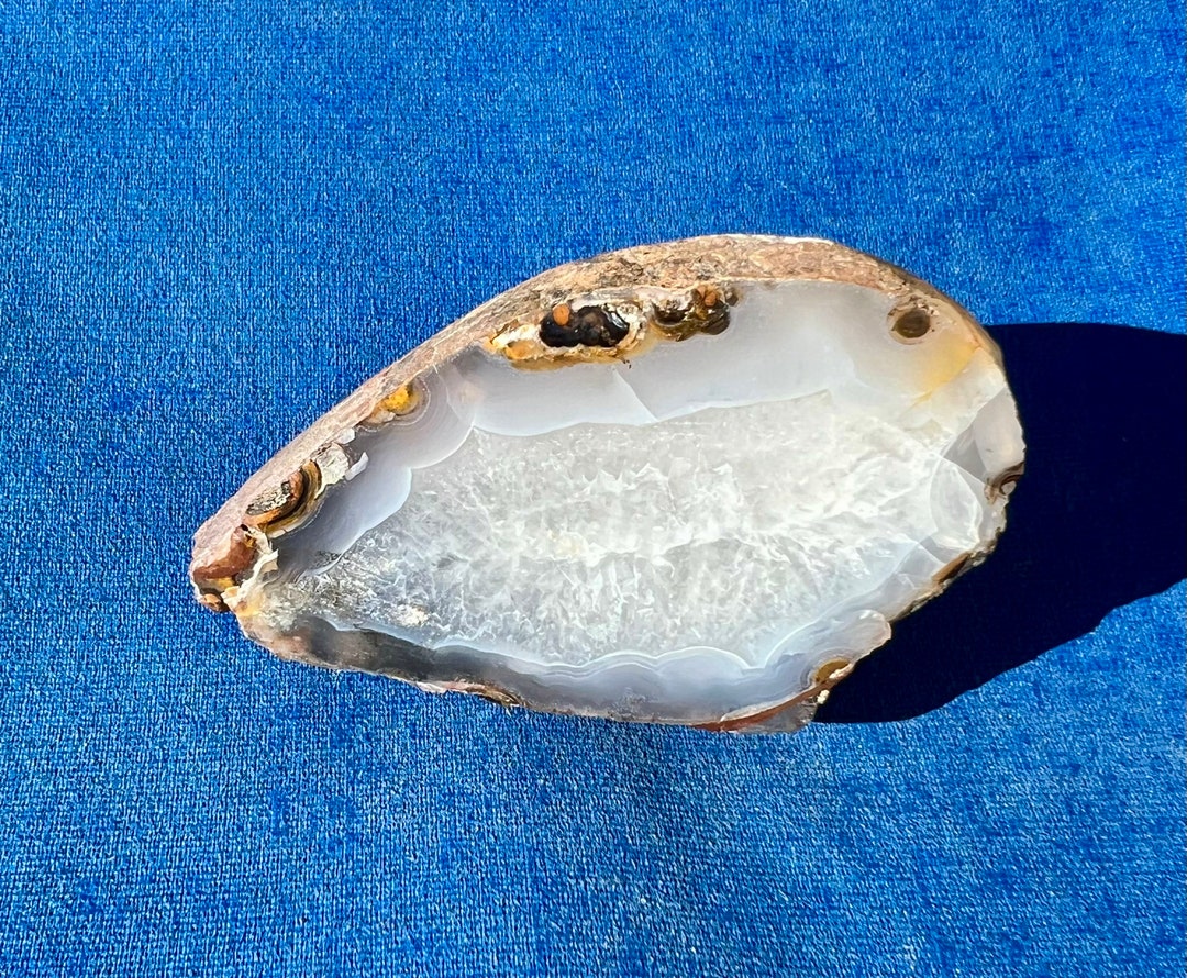 Specimen West Texas Agate With Quartz Crystal Core - Etsy