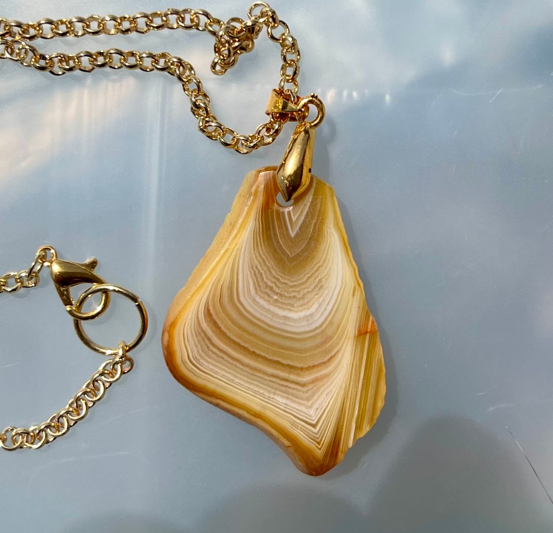 Island Agate Mermaid Tails (A) Pendant Necklaces - Etsy