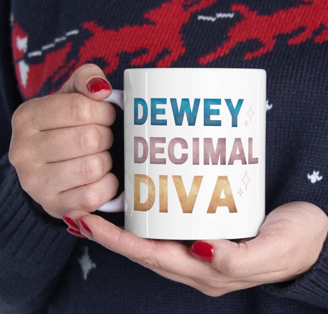 School Librarian Dewey Decimal Coffee Mug Librarian Gift Mug - Etsy