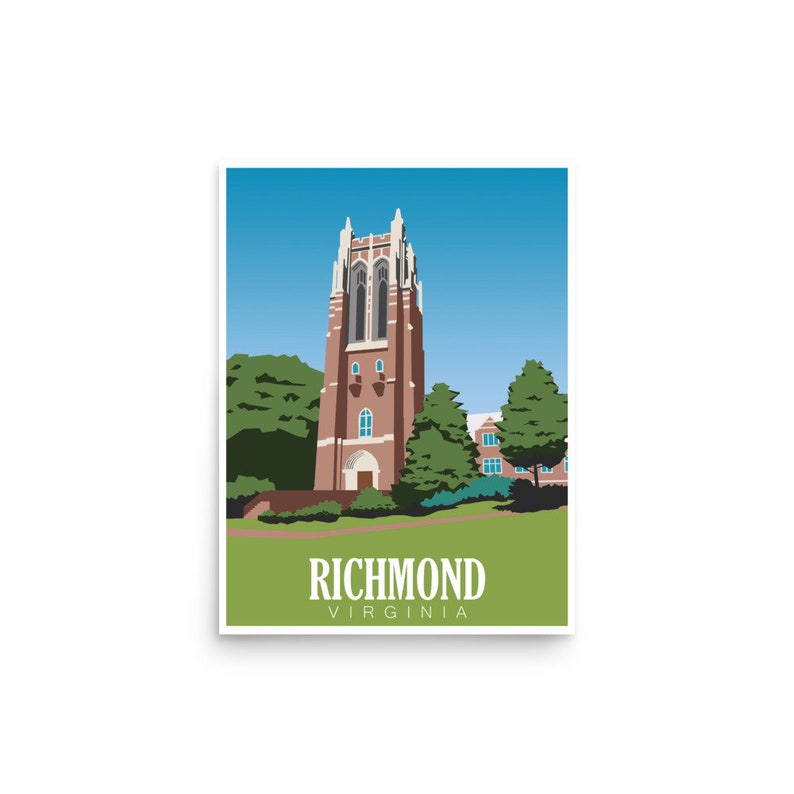 Boatwright Library, University of Richmond - Etsy