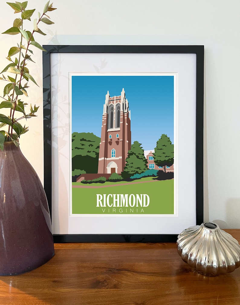Boatwright Library, University of Richmond - Etsy