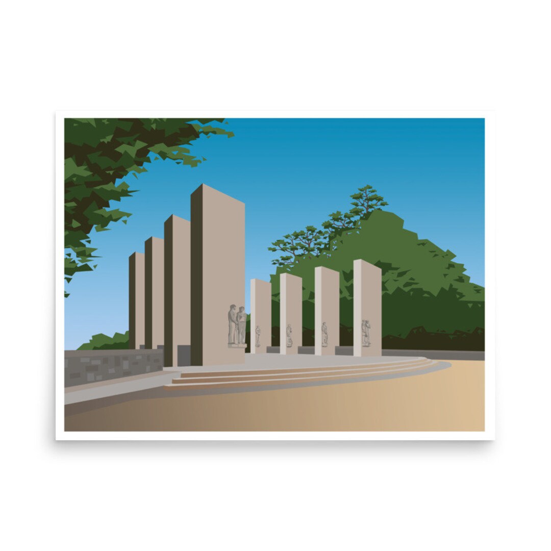 War Memorial Chapel, Virginia Tech (spring) - Etsy