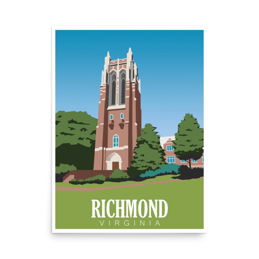 Boatwright Library, University of Richmond - Etsy