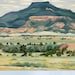 Georgia O'keeffe New Mexico Landspace Print on Canvas,georgia O'keeffe ...