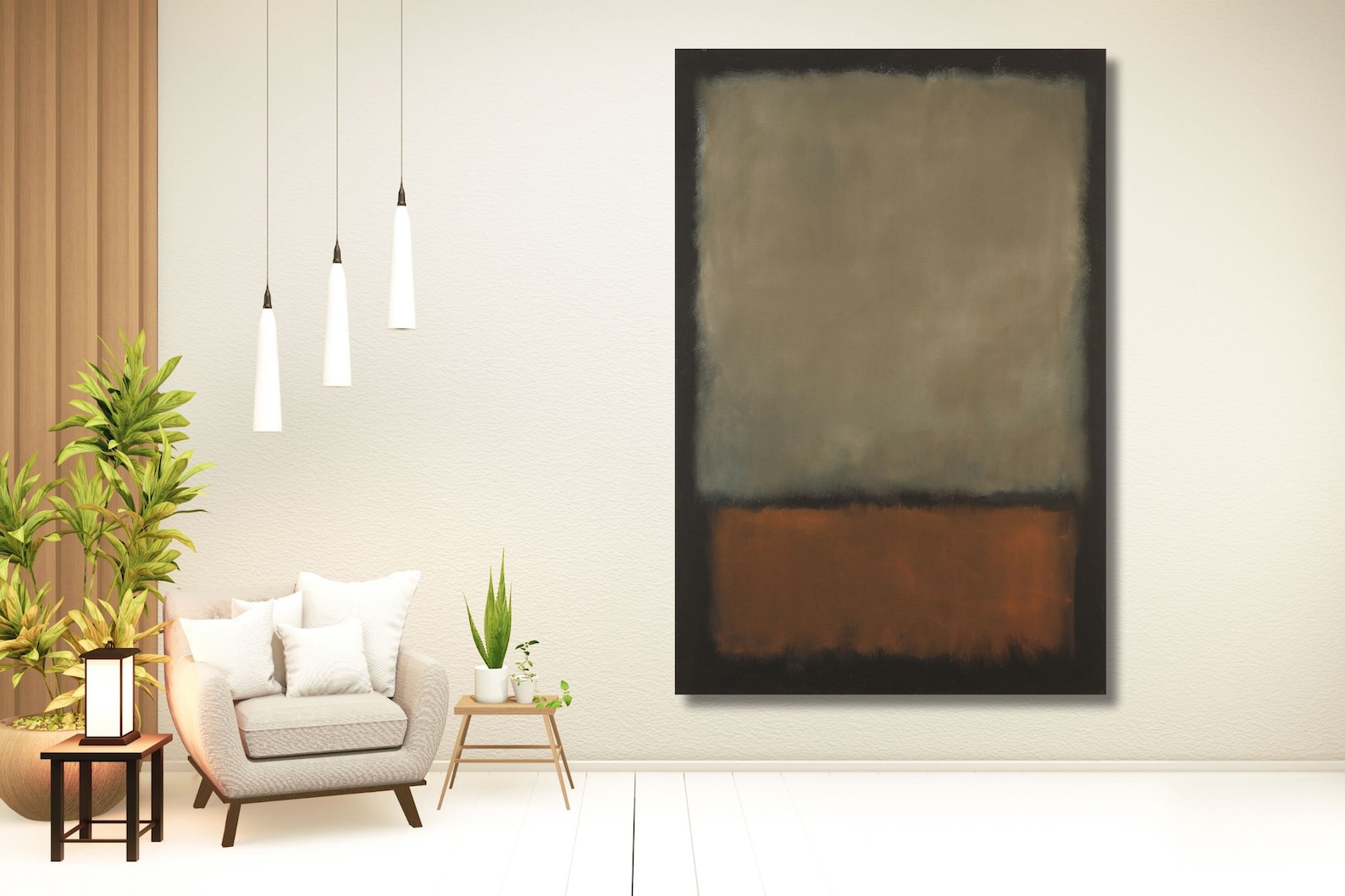 Mark Rothko Painting brown Rothko Wall Art Rothko Untitled - Etsy