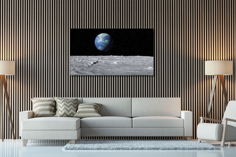 Earth From Space by Artemis II NASA Canvas Wall Art 23 - Etsy