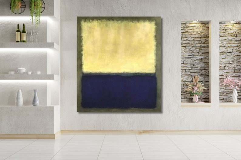 Mark Rothko Light, Earth and Blue, 1954,rothko Oil Print on Canvas ...