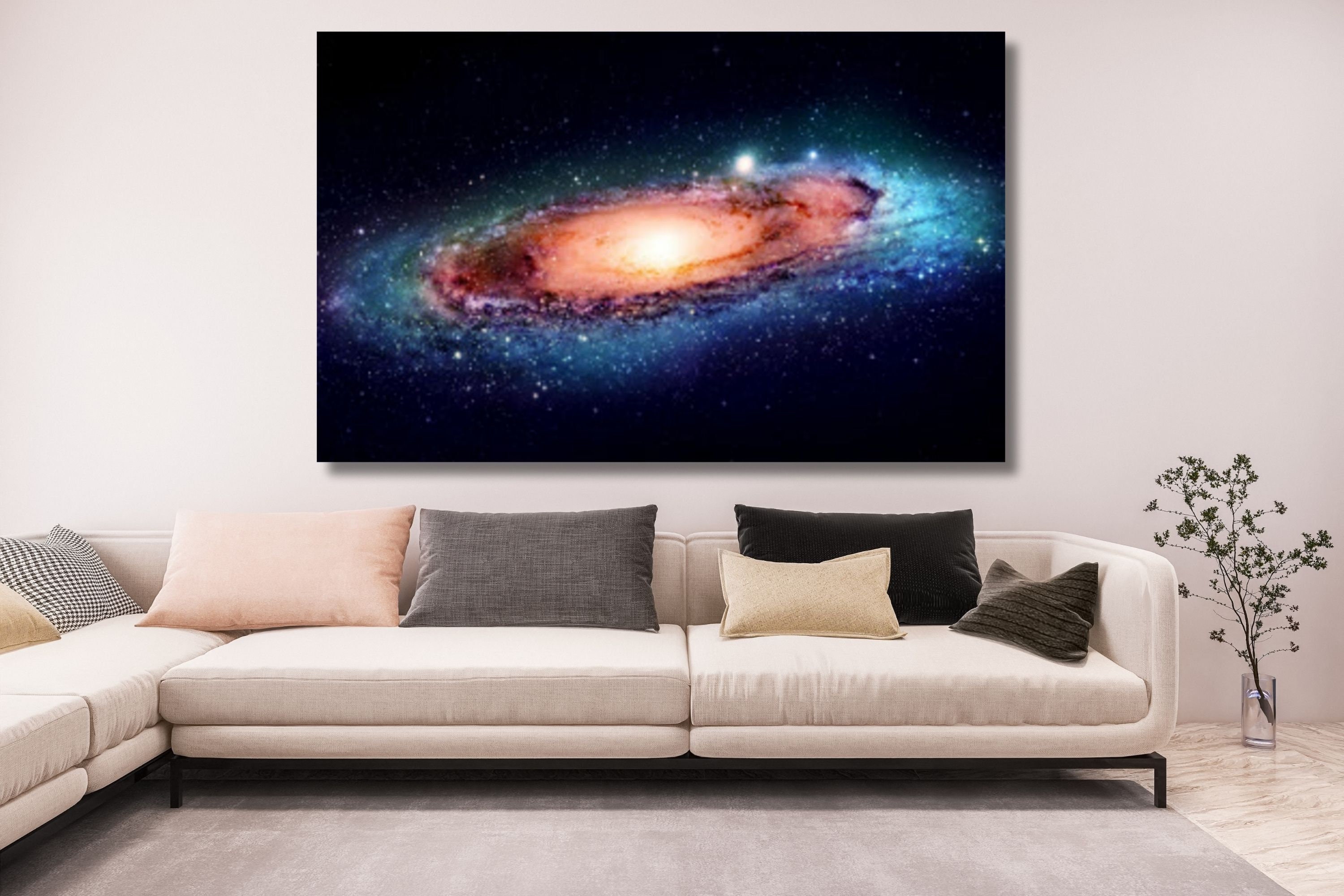 Milky Way Galaxy Space James Webb Space Telescope 2016 print on Canvas ...