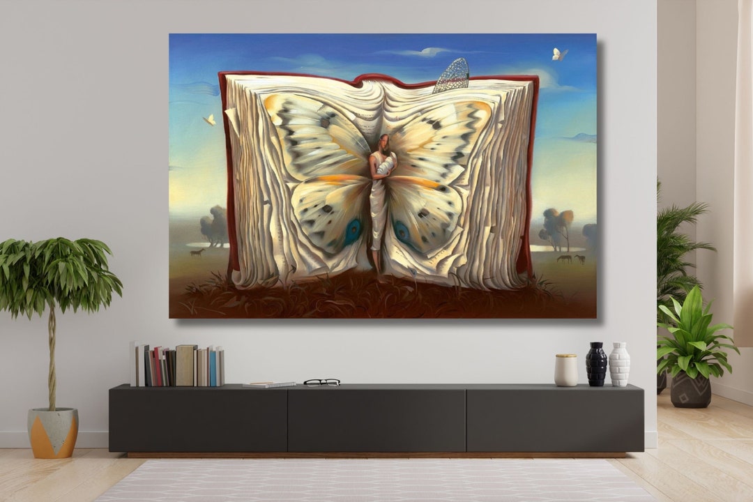Vladimir Kush Print on Canvas,vladimir Kush Painting,vladimir Kush ...