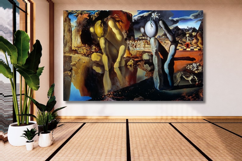 Salvador Dali Metamorphosis Of Narcissus Poster 1937 Salvador Dali
