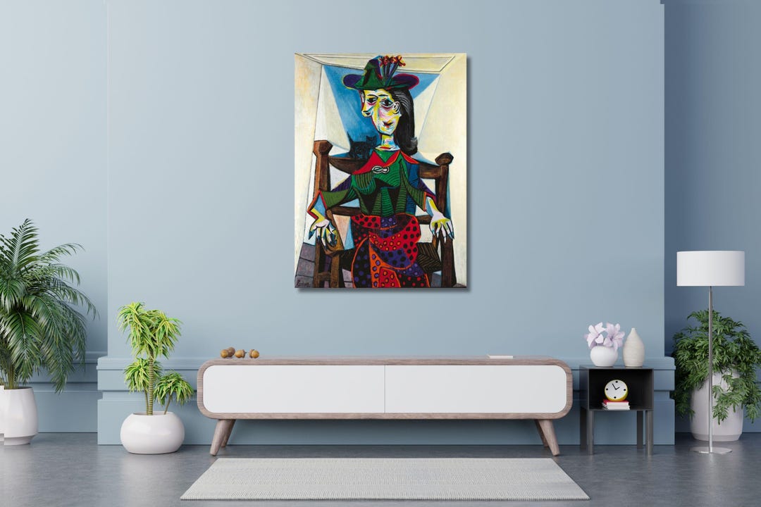 Pablo Picasso Dora Maar Au Chat, Picasso Canvas, Pablo Picasso Wall Art ...