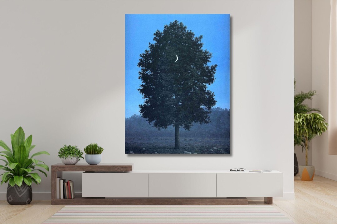 Rene Magritte Print Sixteenth of September on Canvas,rene Magritte ...