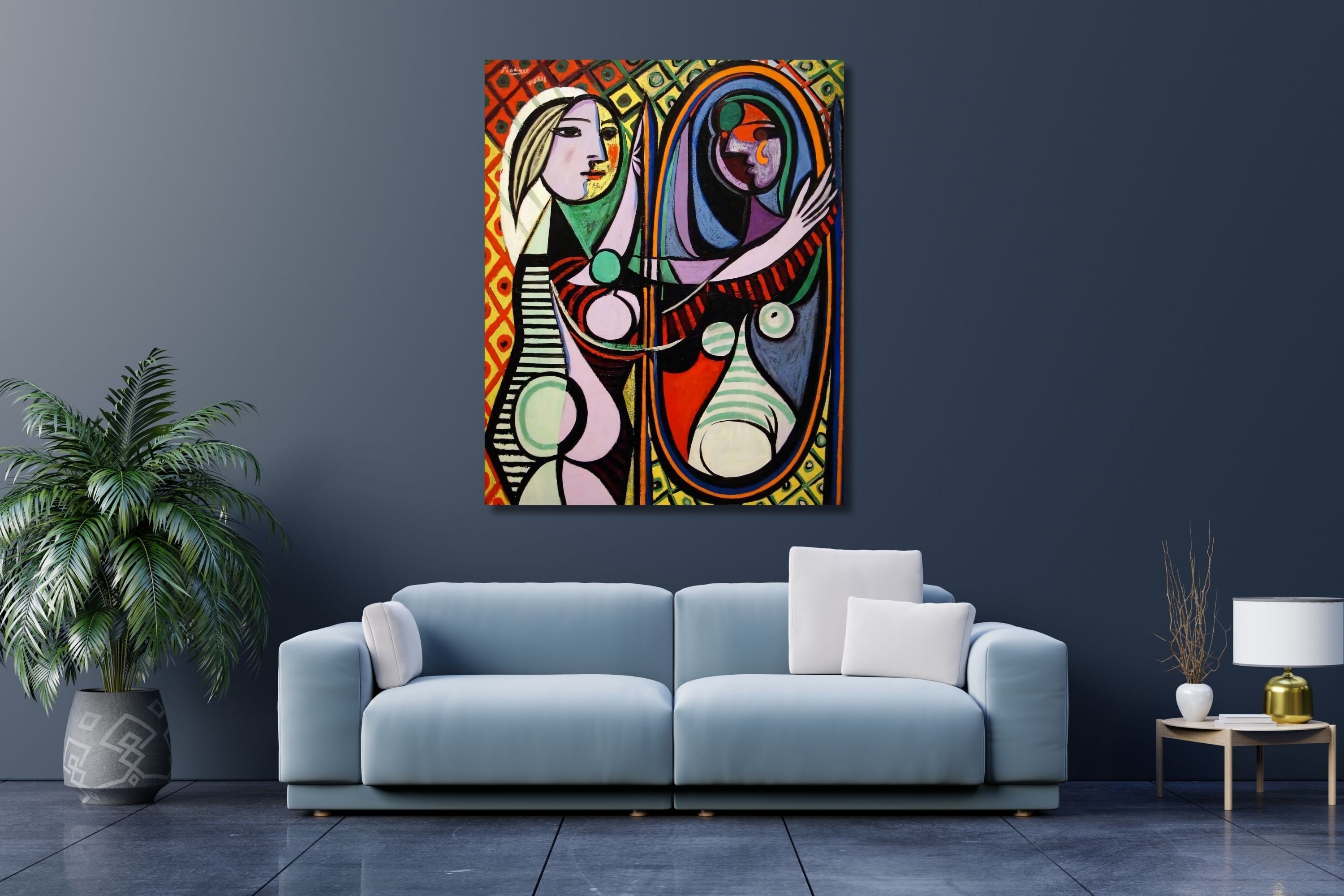 Pablo Picasso Print Girl Before a Mirror Paris(1932) Canvas Wall Art 6 ...