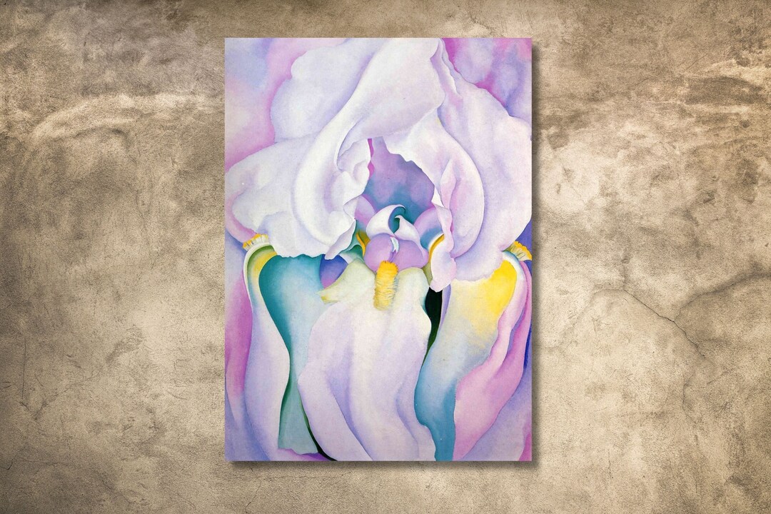 Georgia O'keeffe Flower Wall Art Print Canvas Ready to Hang40 - Etsy