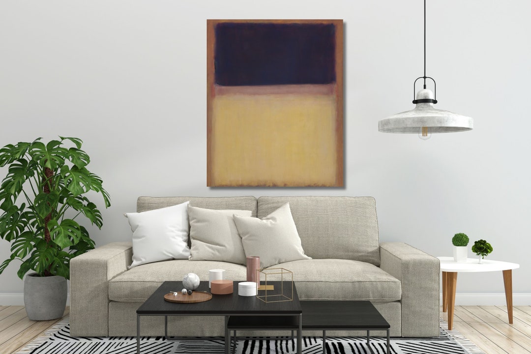 Rothko Print,mark Rothko Wall Art, Rothko Untitled Reproduction, Rothko ...