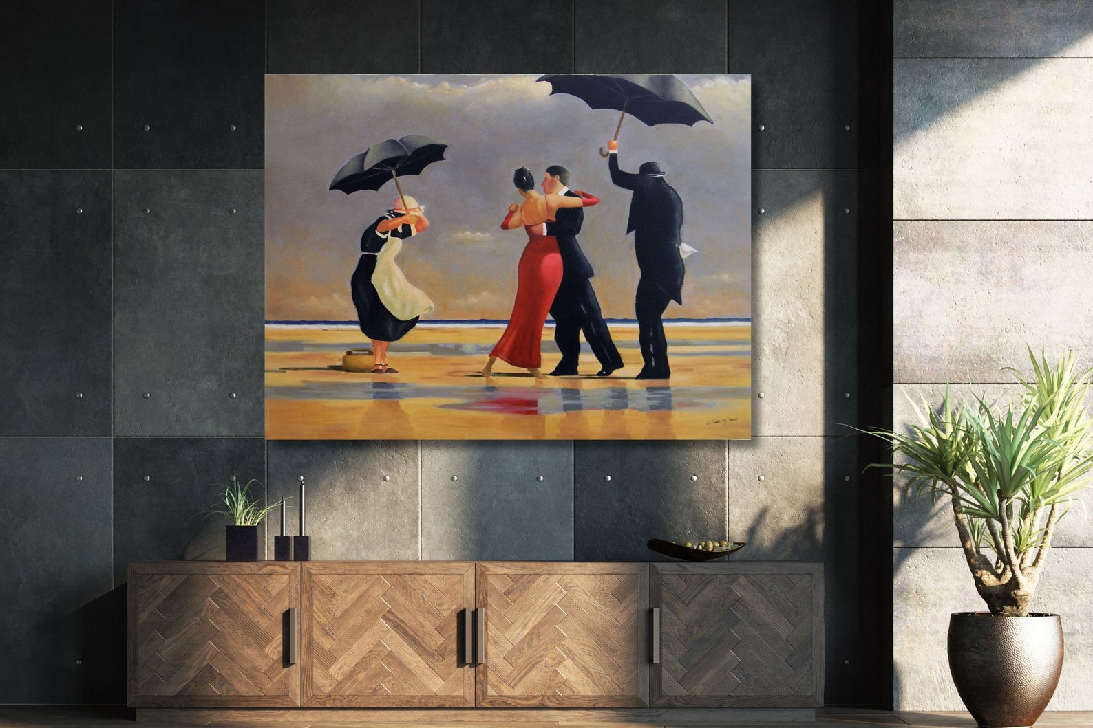 Tango Dancers Under Rain, Canvas Wall Art - Etsy