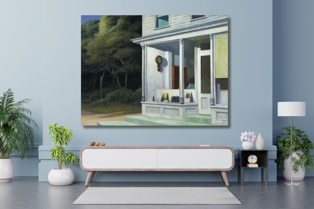Edward Hopper Print Seven A.M.( 1948) on Canvas,edward Hopper Artworks ...