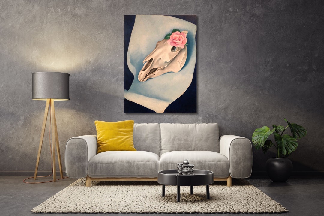 Georgia O'keeffe Horse Print Canvas, Georgia O'keefe Poster,large ...