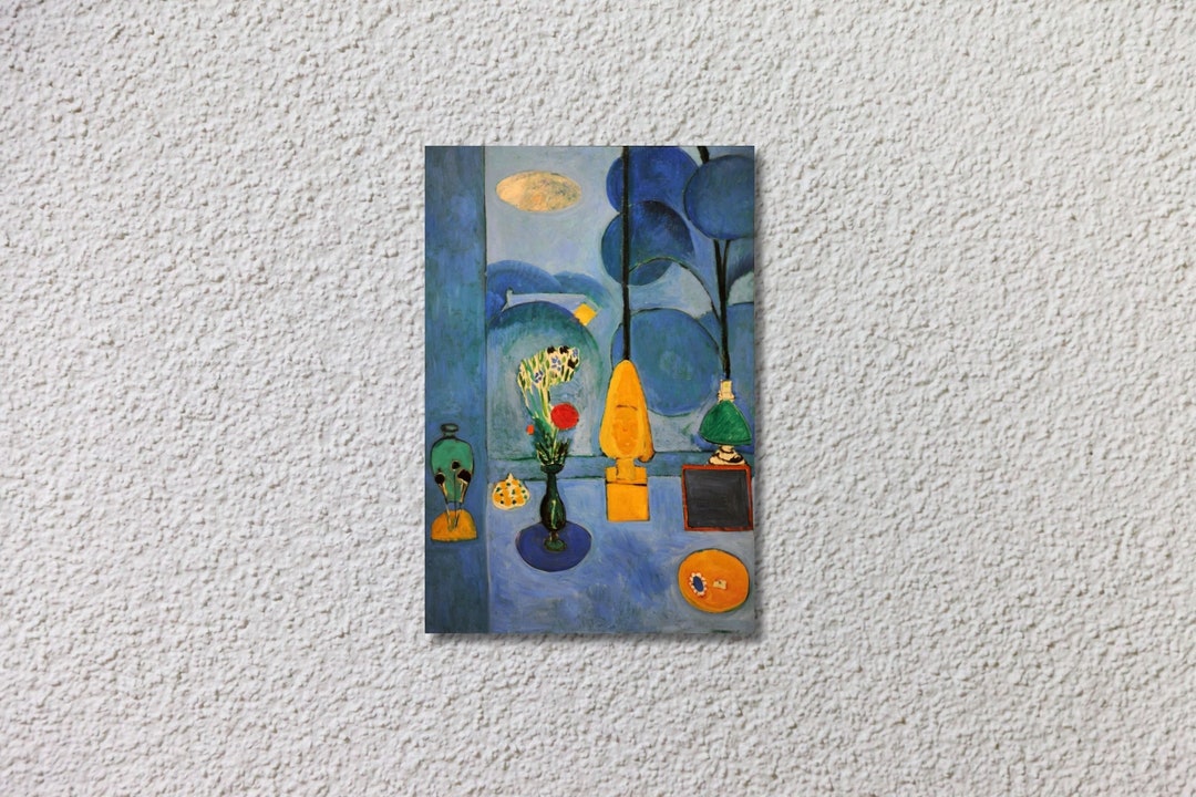 Henri Matisse Print the Blue Window (1913) on Canvas,matisse Oil ...