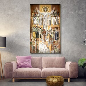 Touchdown Jesus Poster Print Art, Touchdown Jesus Canvas Wall Art ...