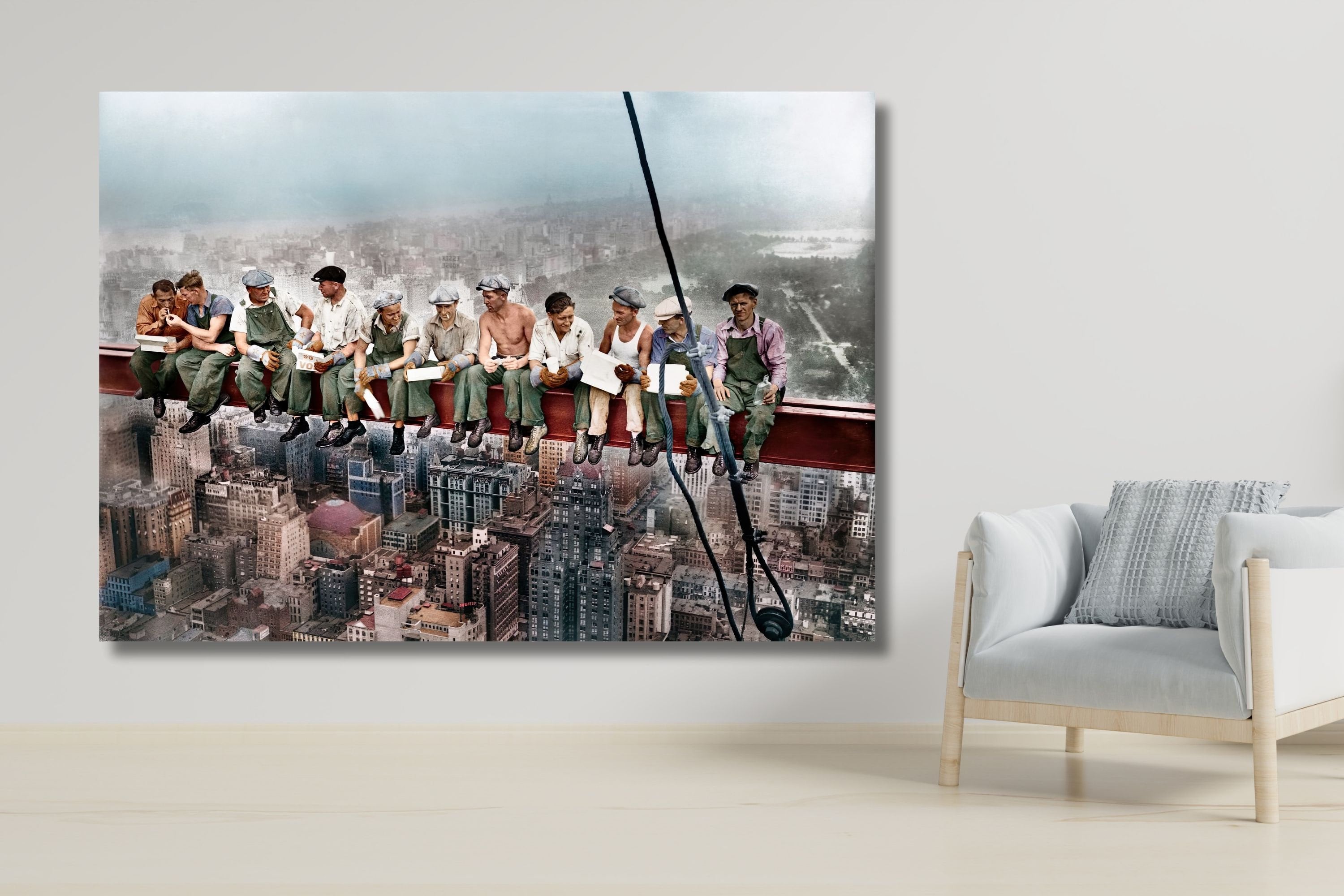 Lunch Atop A Skyscraper Poster, Famous Photo Print From 1932, Lunch on ...