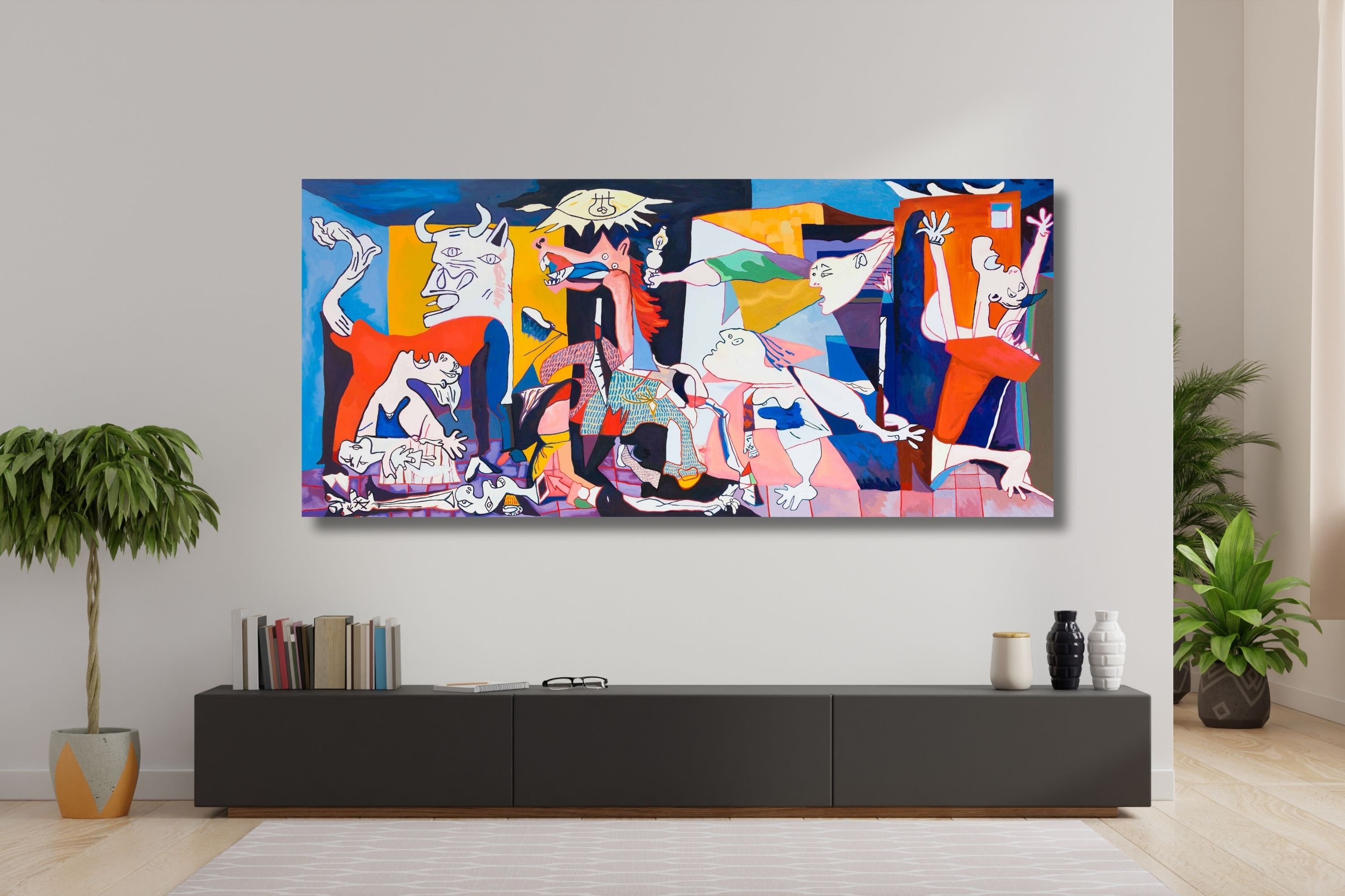 Pablo Picasso Print Guernica on Canvas Wall Art 11 - Etsy UK