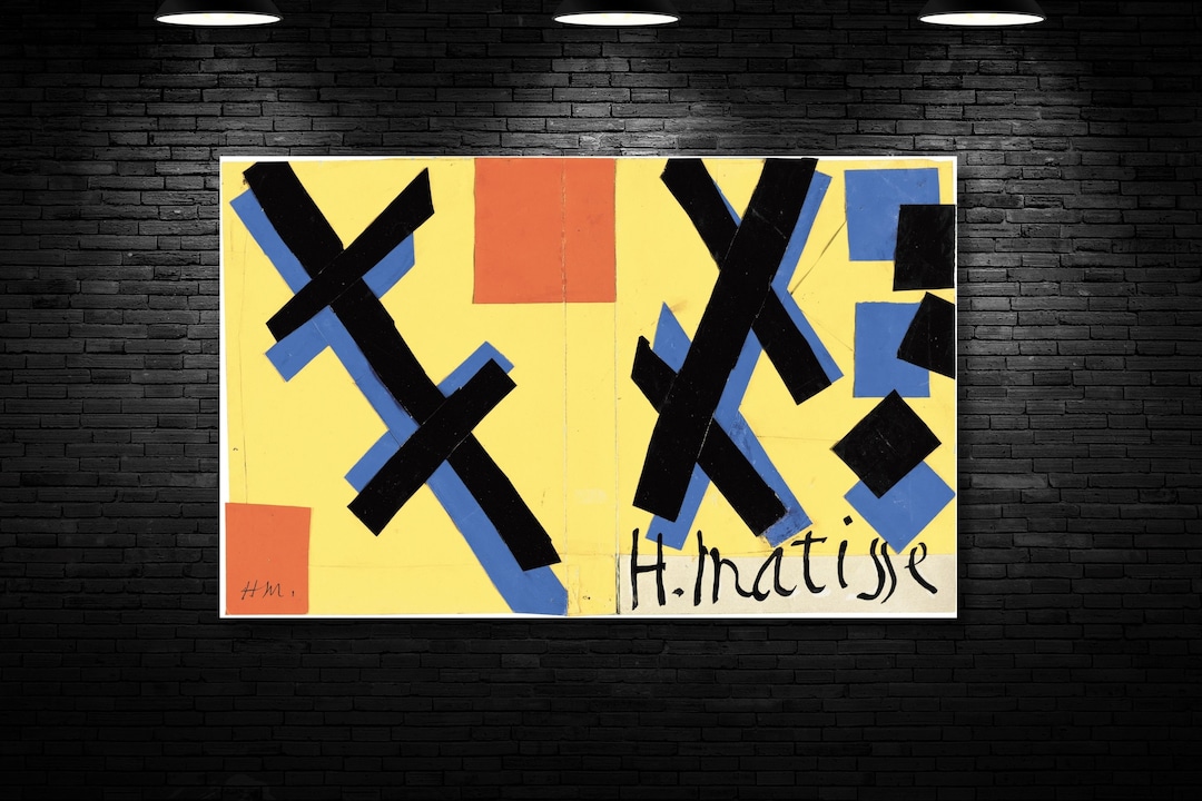 Henri Matisse,matisse Print Signature on Canvas,henri Matisse Poster ...