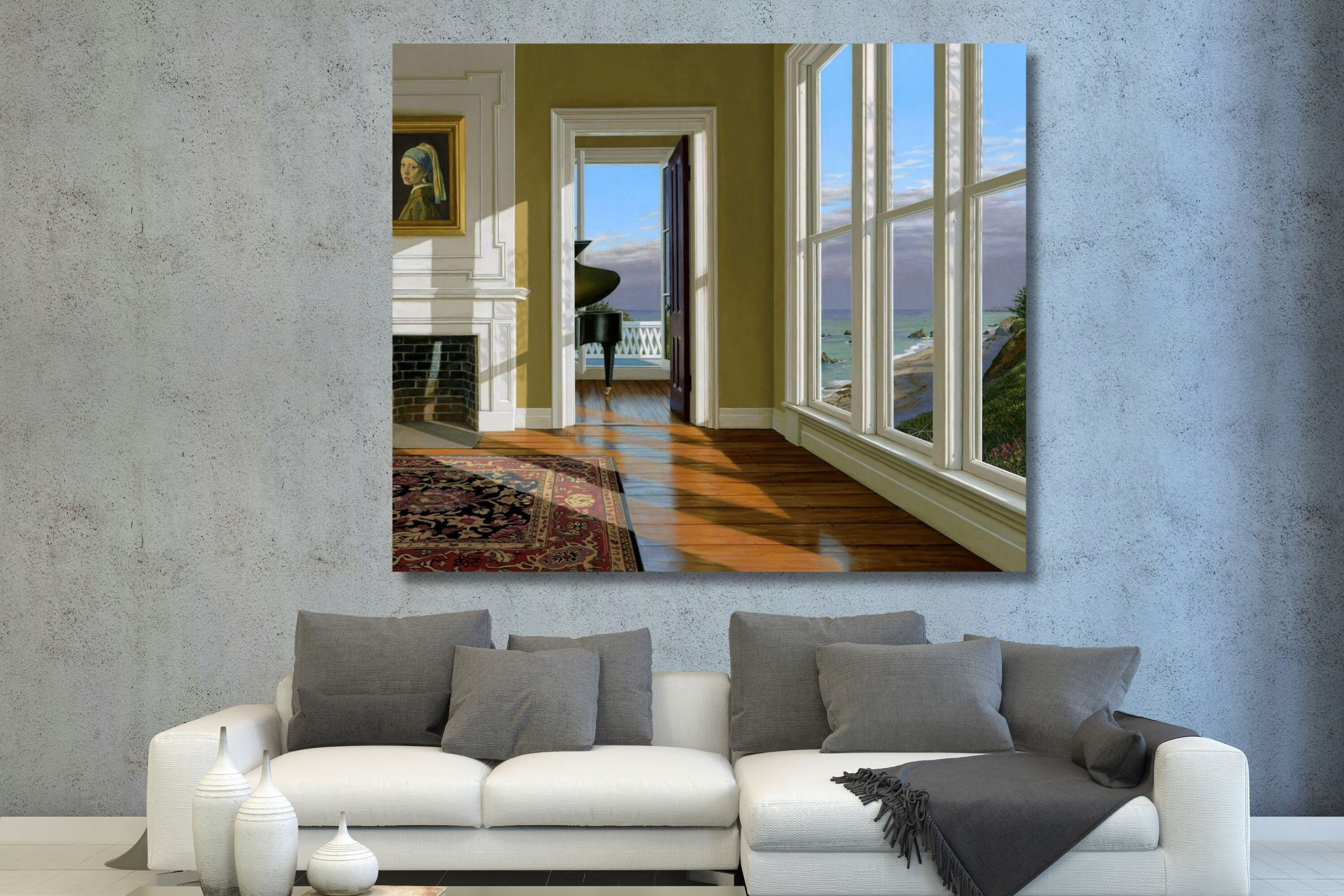 Edward Hopper Print Second Story Sunlight on Canvas,edward Hopper ...