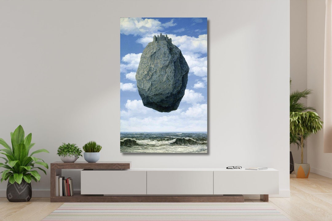 René Magritte,rené Print the Castle in the Pyrenees (1959)canvas,rene ...