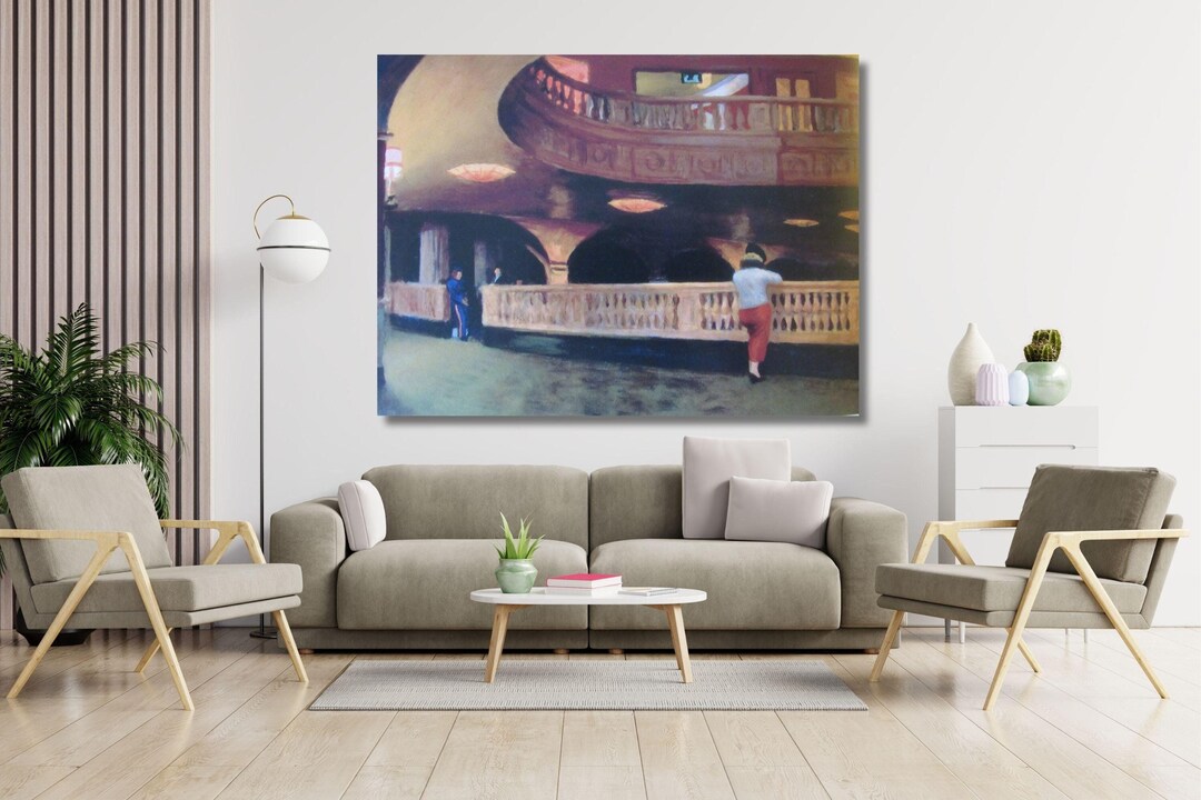 Edward Hopper Print Sheridan Theater in Cooper City on Canvas ,edward ...
