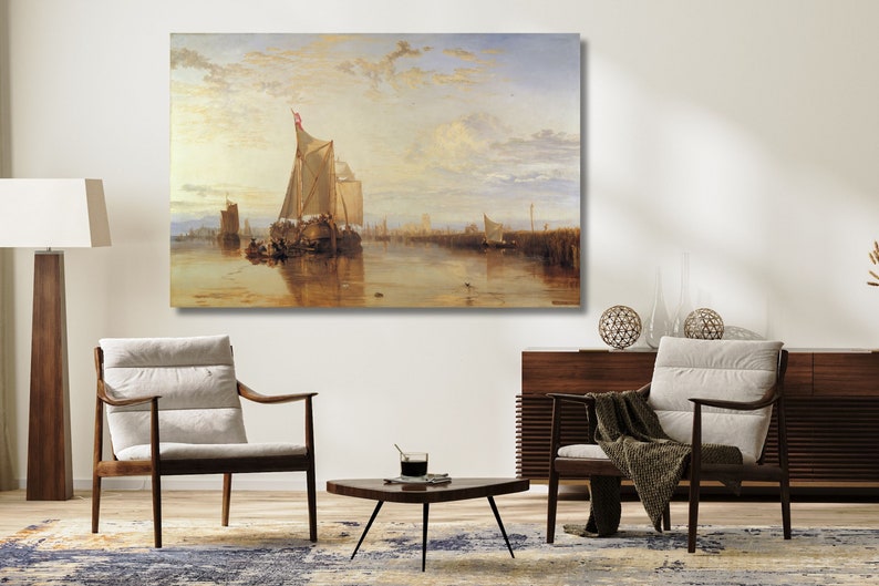 Joseph Mallord William Turner Print Dort or Dordrecht the Dort Packet ...