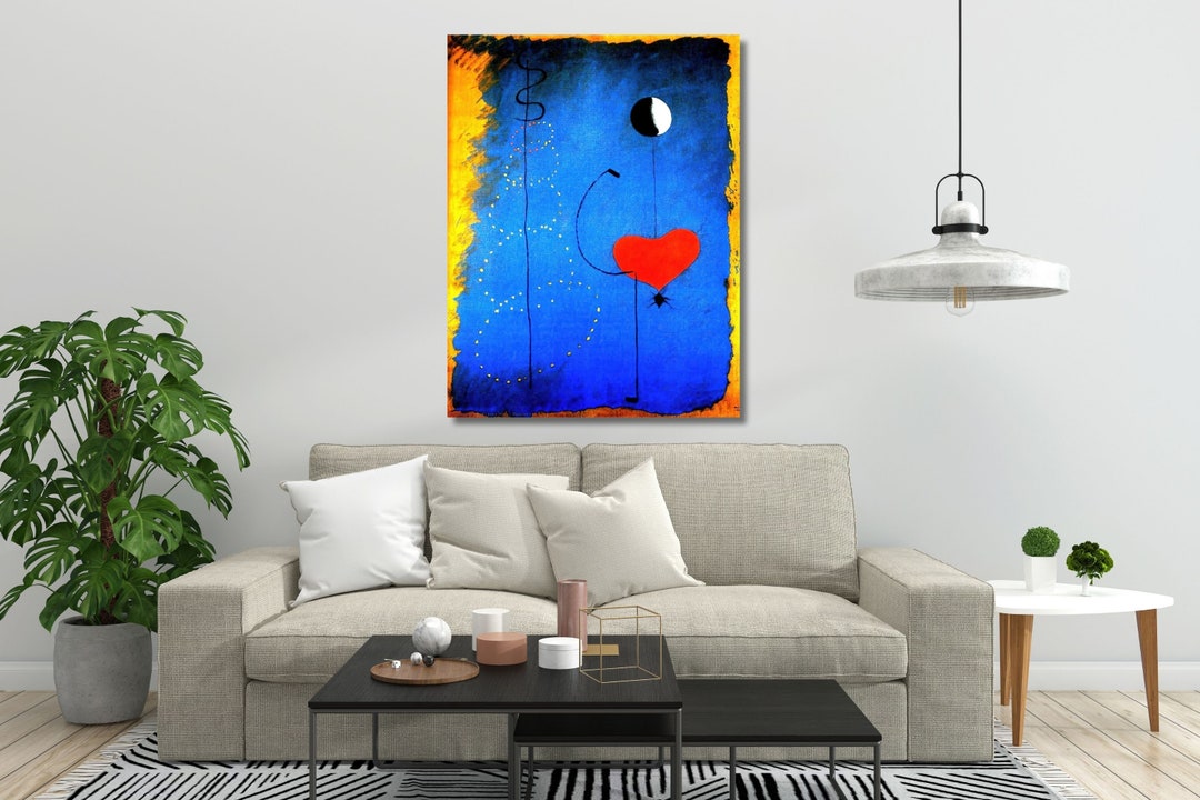 Dancer Art by Joan Miro Exhibition Poster Canvas Wall Art - Etsy