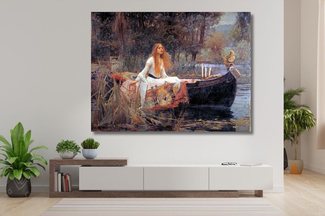 Lady of Shalott by John William Waterhouse ,j.w.waterhouse Print,j.w ...