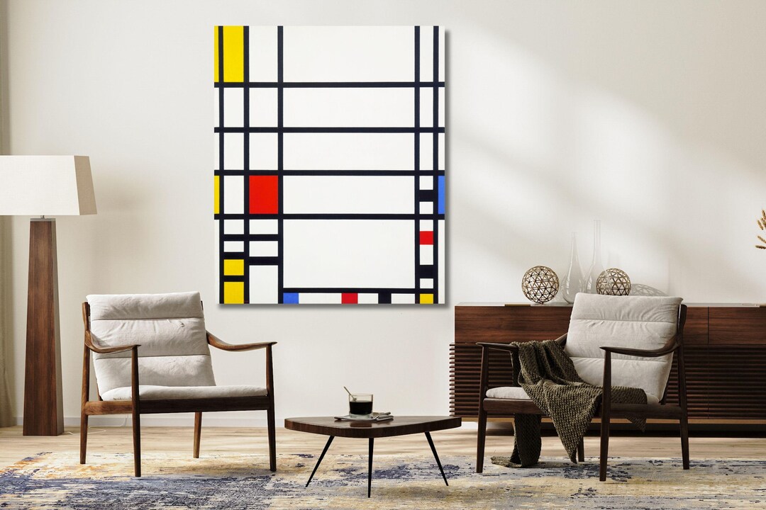 Piet Mondrian Print Trafalgar Square 1939,giclee Print,bauhaus Wall Art ...