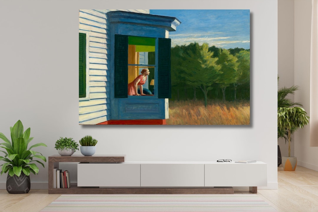 Cape Cod Morning Painting by Edward Hopper Art Canvas Wall Decor 30 - Etsy