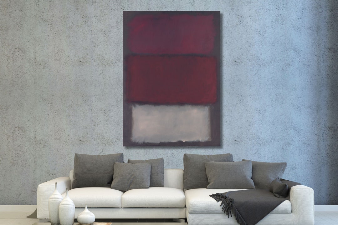 Mark Rothko,rothko Print Shades of Purple Oil Painting on Canvas,rothko ...