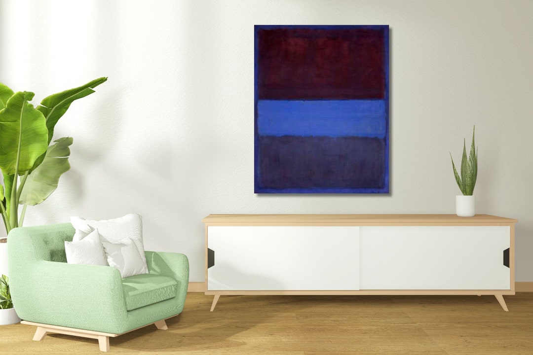 Mark Rothko Reproduction Blue&dark Blue and Purple ,mark Rothko 1961 ...