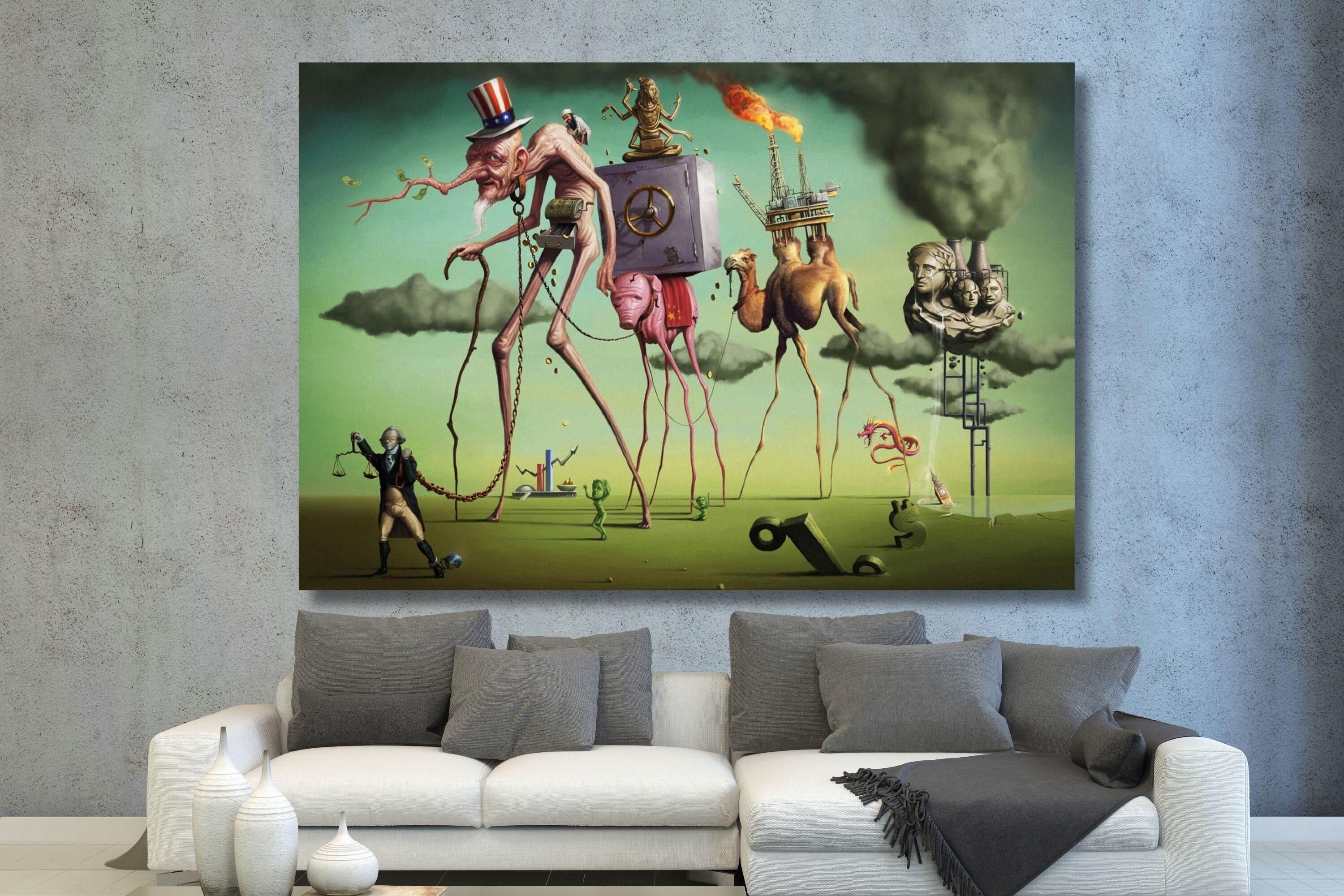 Salvador Dali,salvador Dali Print the Temptation of Saint Anthony ...