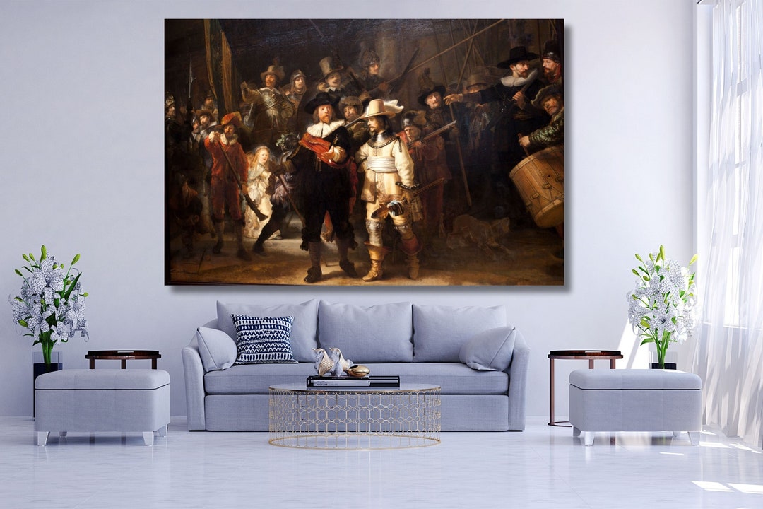 Rembrandt Van Rijn Printthe Night Watch (1642),rembrandt Famous ...