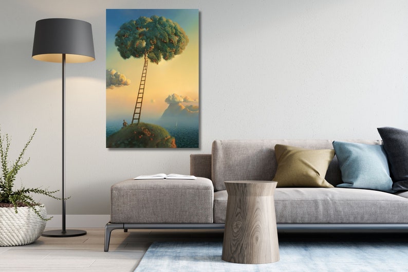 Vladimir Kush Print Tree on Canvas,vladimir Kush Artworks, Ready to ...