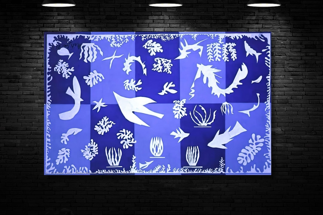 Henri Matisse Print Polynesia the Sea on Canvas,henri Matisse Artworks ...