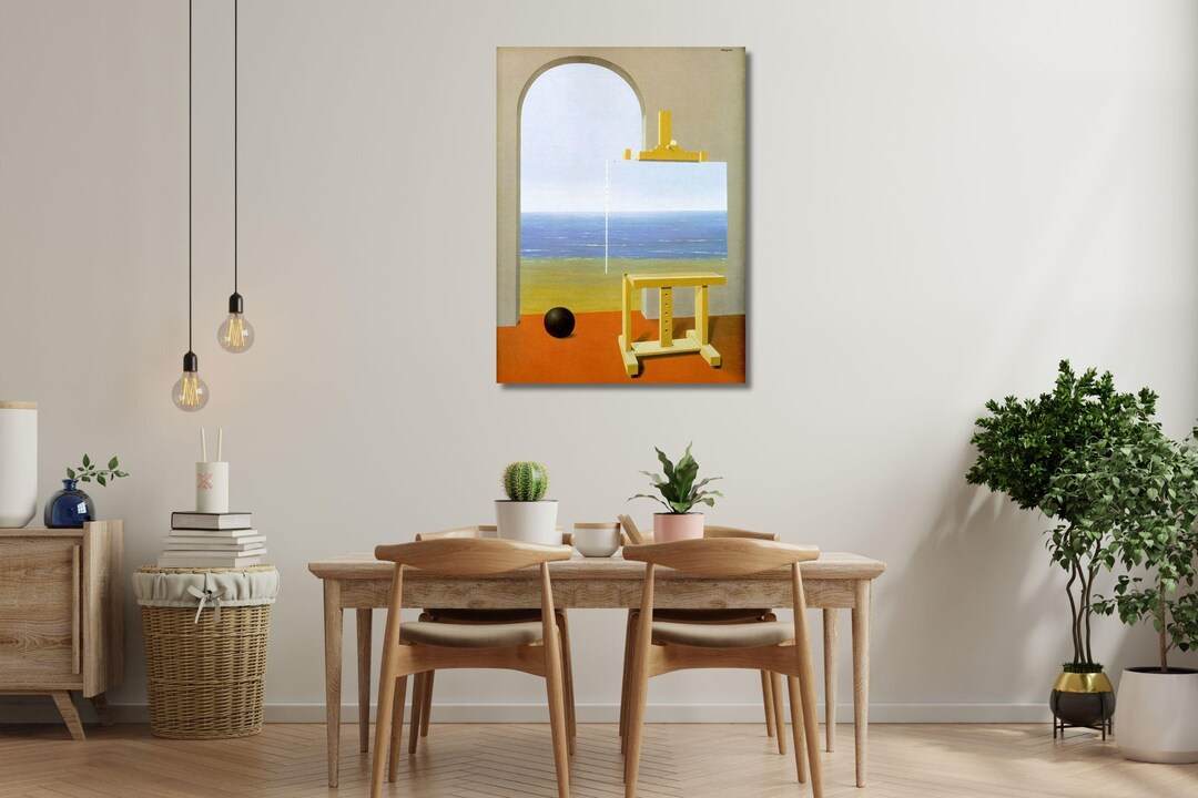 Rene Magritte the Human Condition Poster Canvas Wall Art,rene Magritte ...