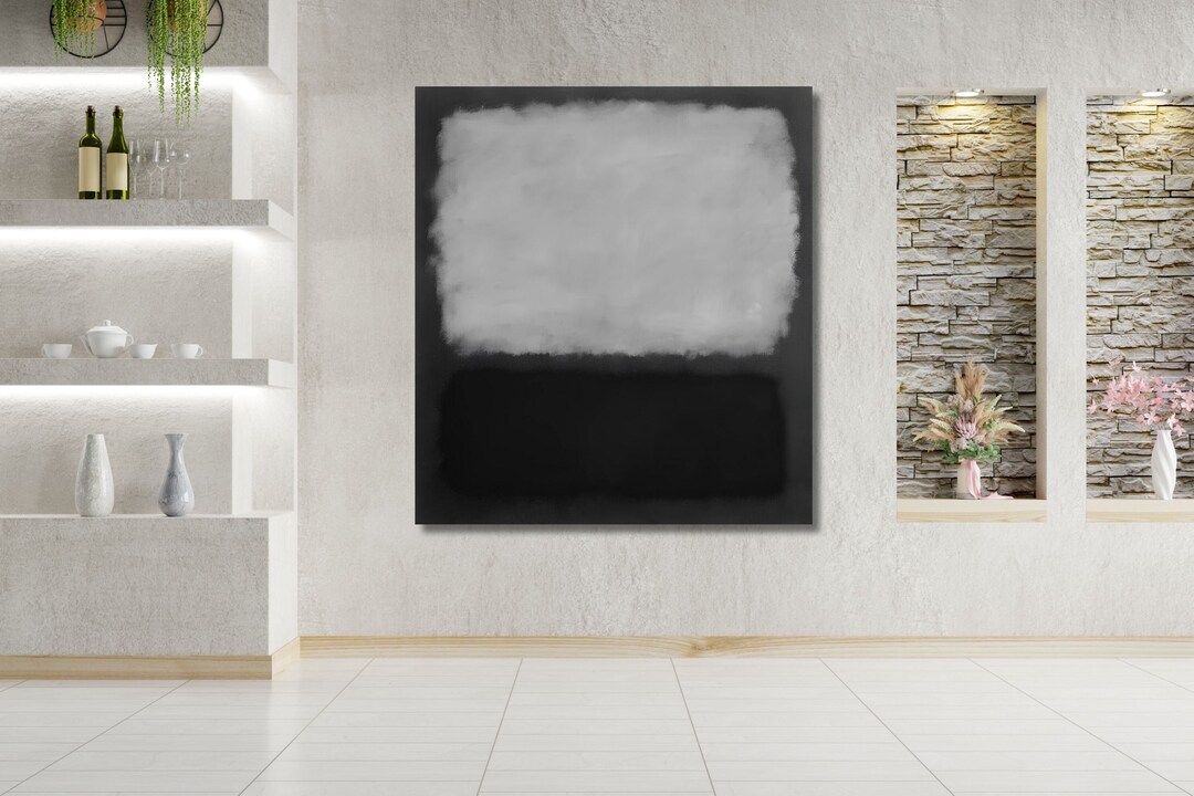 Mark Rothko Black and Gray Painting on Canvas,mark Rothko Paintings ...