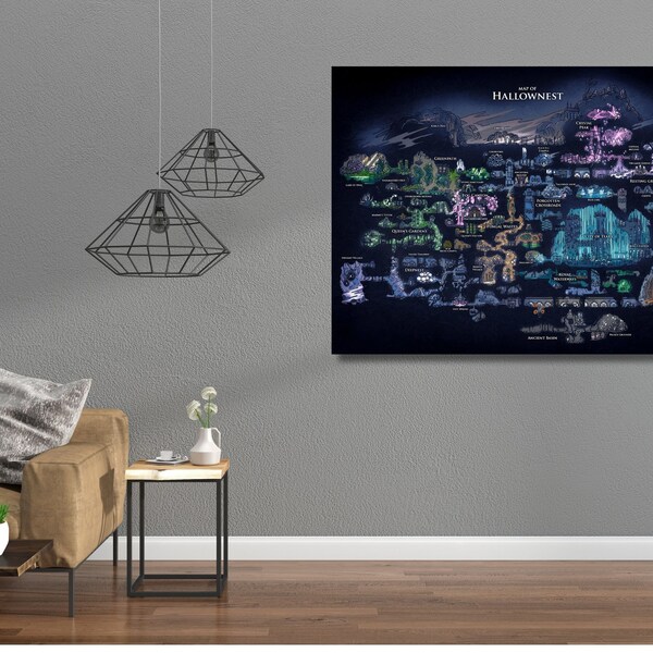 Hollownest Map - Etsy