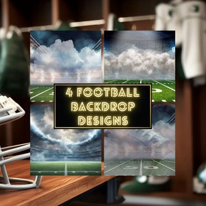4 Football Backdrops - Photography | Football Background | Photoshop ...