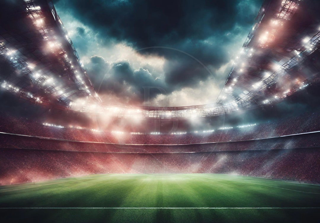 Football Field Background PNG - Instant Download - Etsy