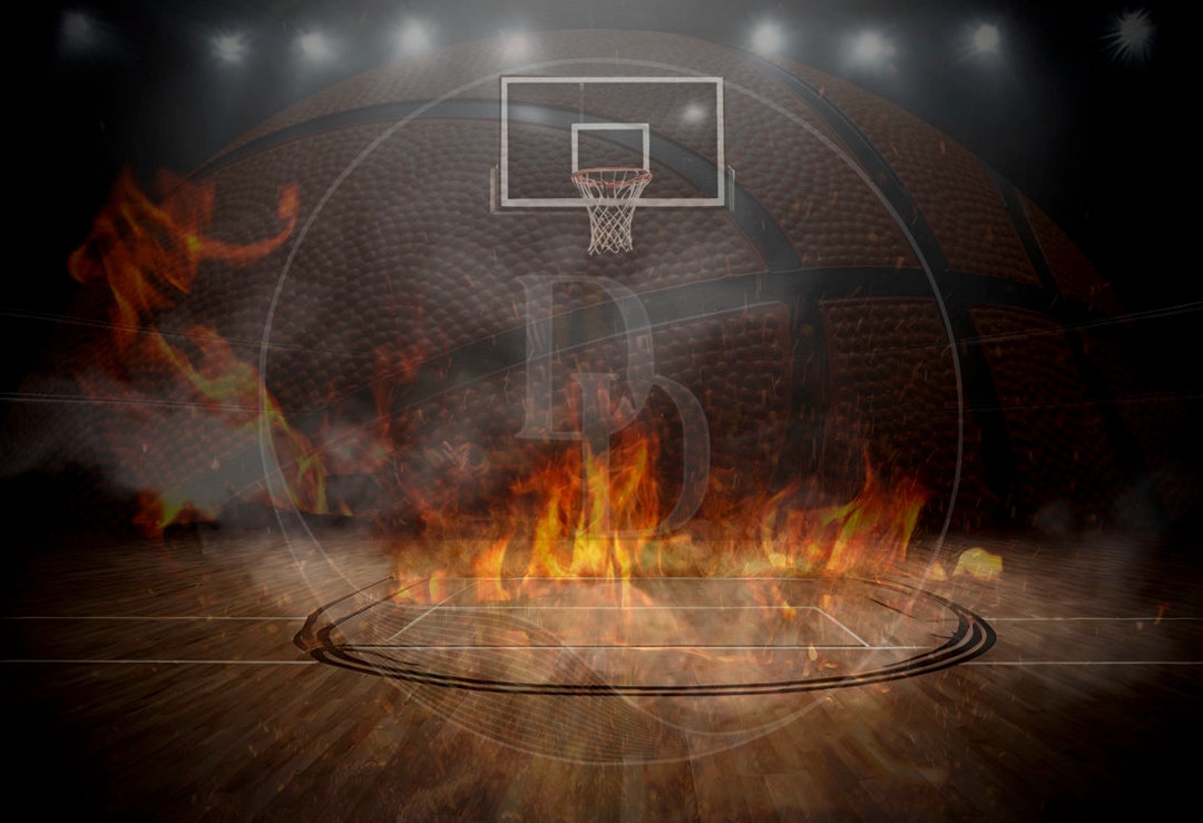 Basketball Photo Backdrop: High-resolution Sports Photography (digital ...