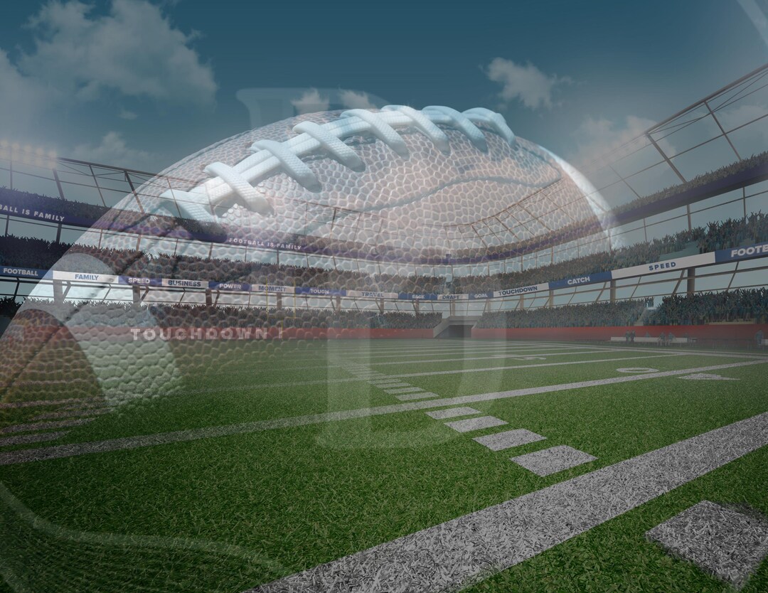 Football Stadium Digital Backdrop PNG Design – Sports Field Background ...