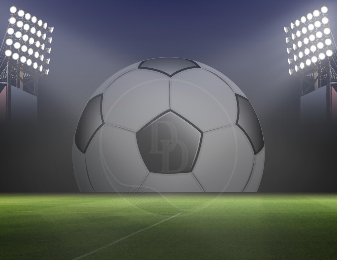 Soccer Field Backdrop PNG, Sports Backdrop, Soccer Banner, Soccer Field ...